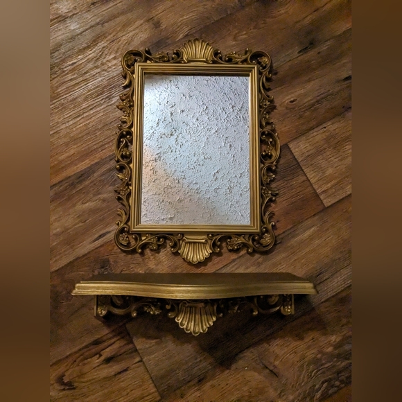 Homco | Wall Decor | Vintage 988 Homco Gold Hollywood Regency Wall ...